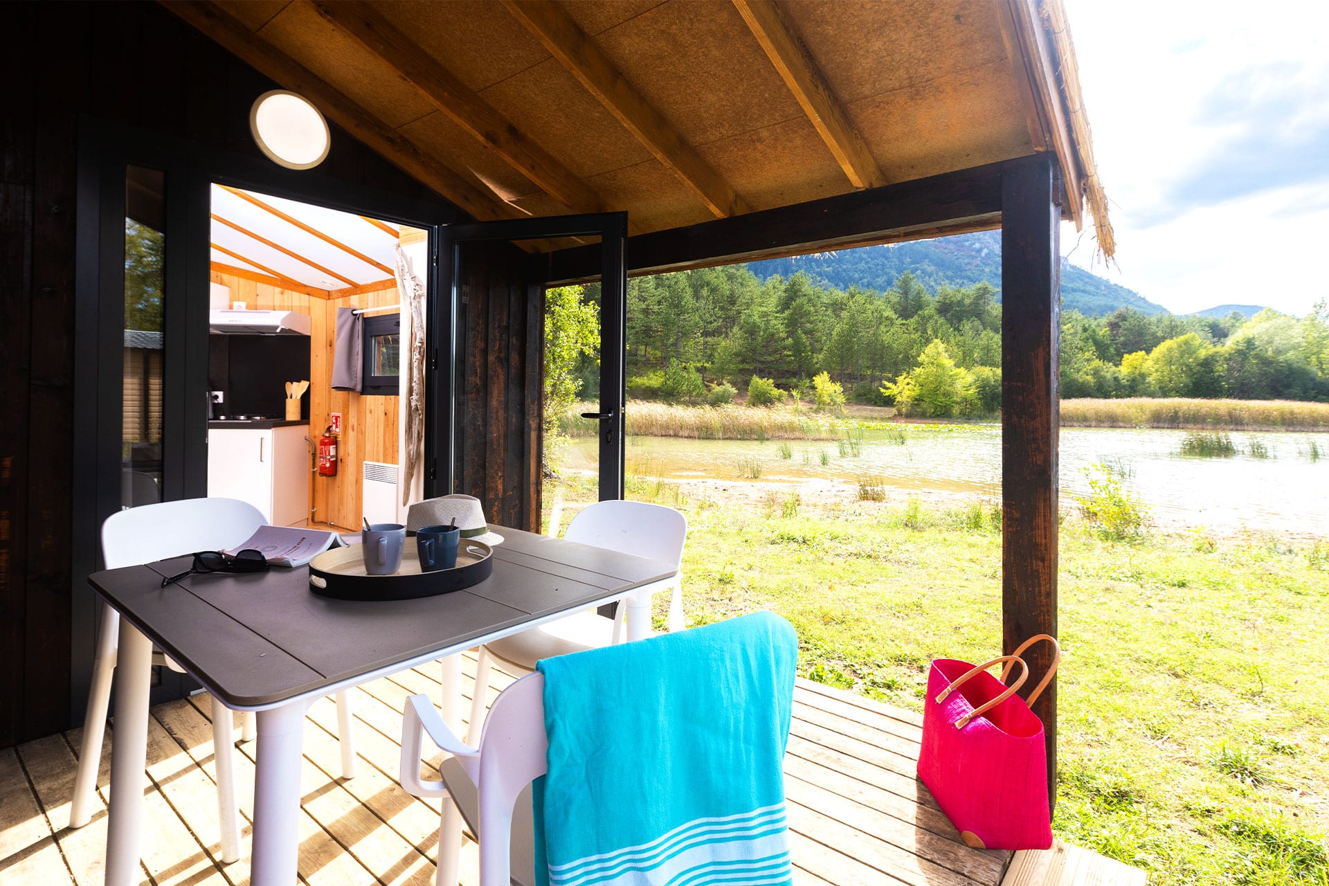 Location cabane 2 personnes - Aude | Camping 4* Innature